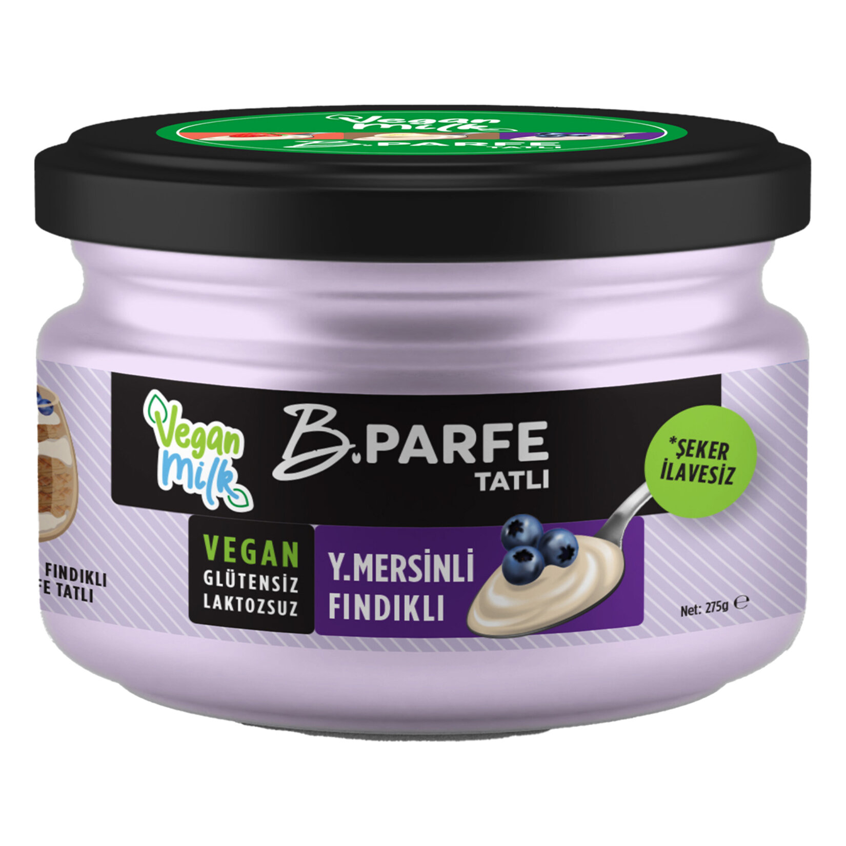 Vegan Milk B.Parfe Yaban Mersini Fındık Parfe Tatlı 275 G - Migros