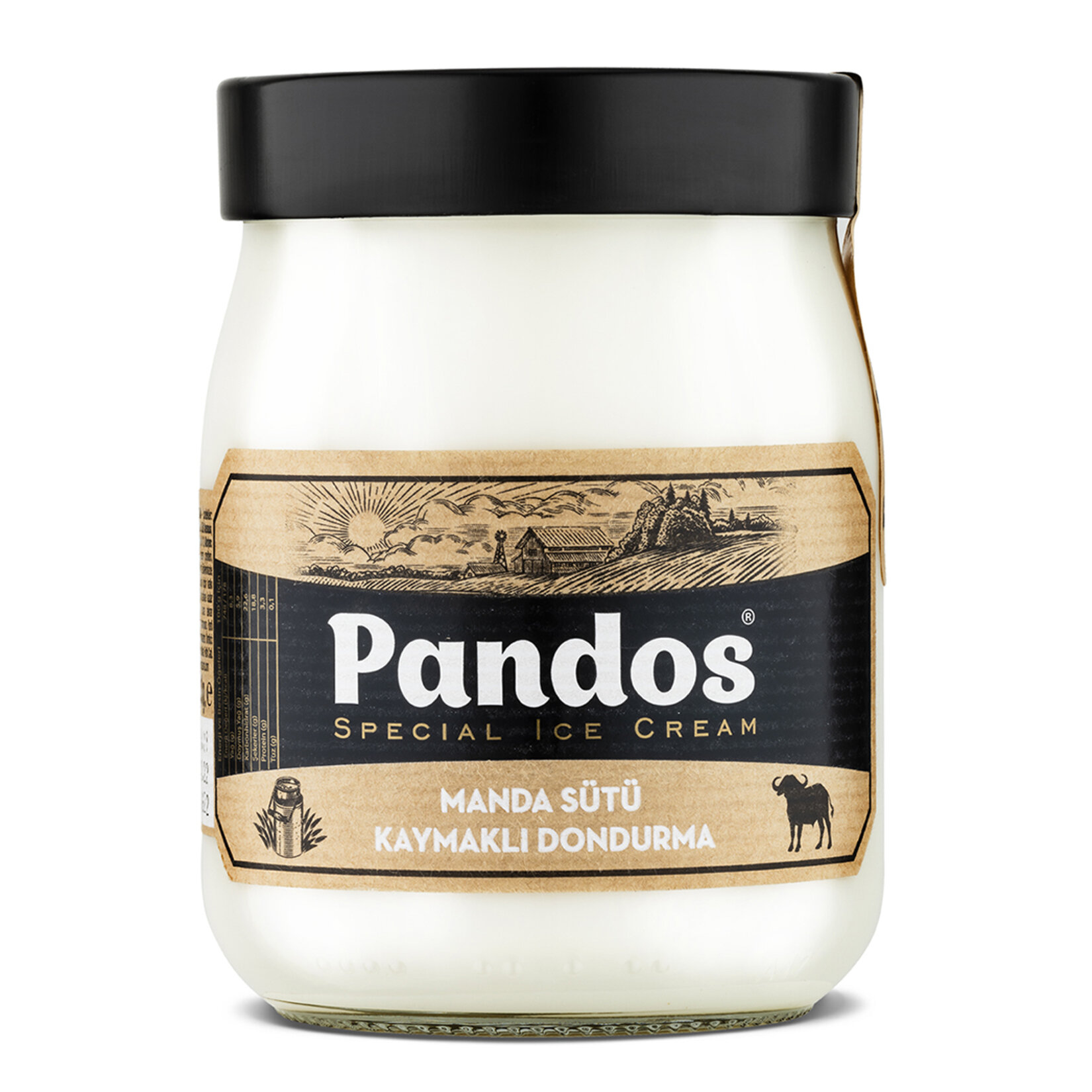 Pandos Manda Sütü Kaymaklı Dondurma 400 G - Migros