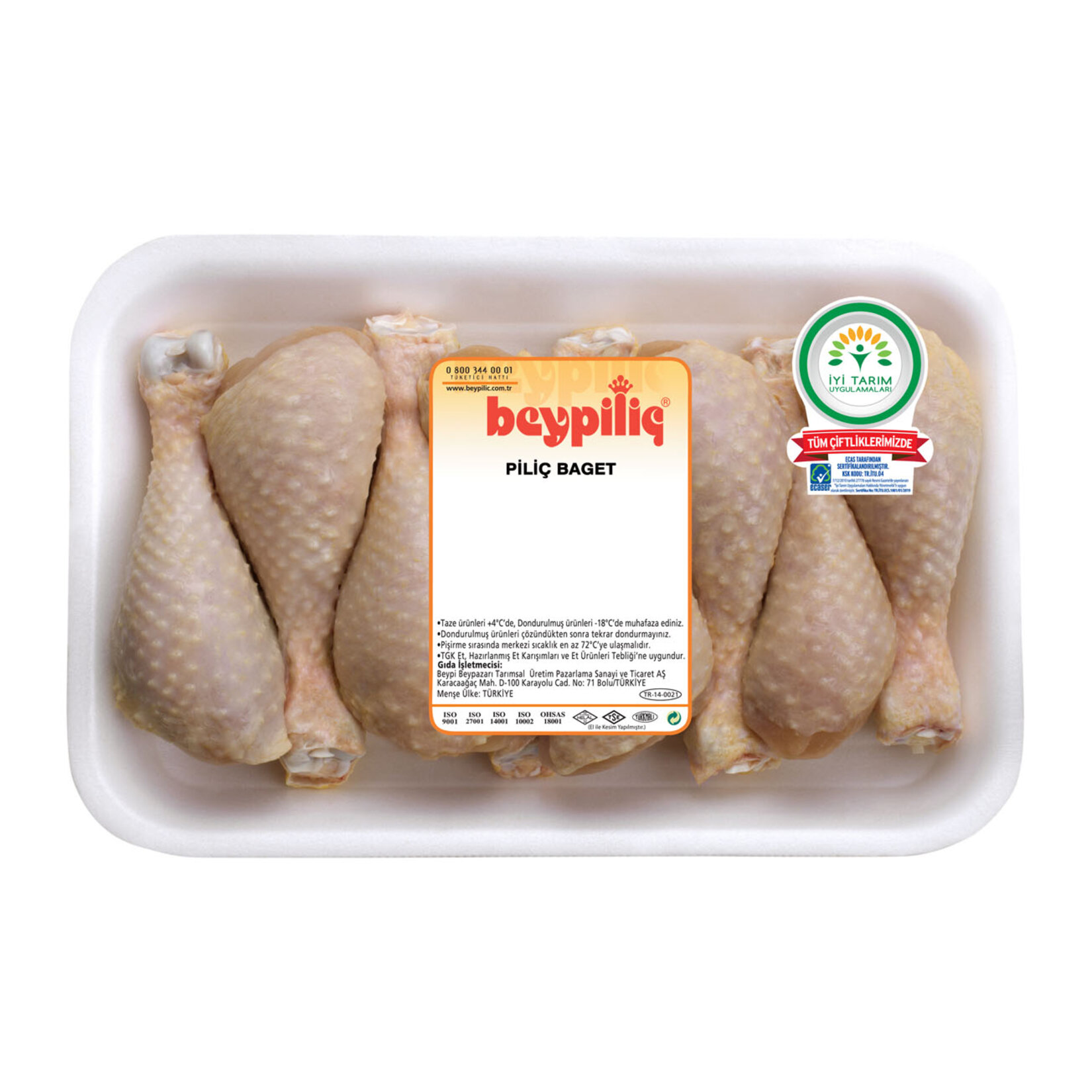Beypiliç Dondurulmuş Tabaklı Piliç Baget Kg - Migros