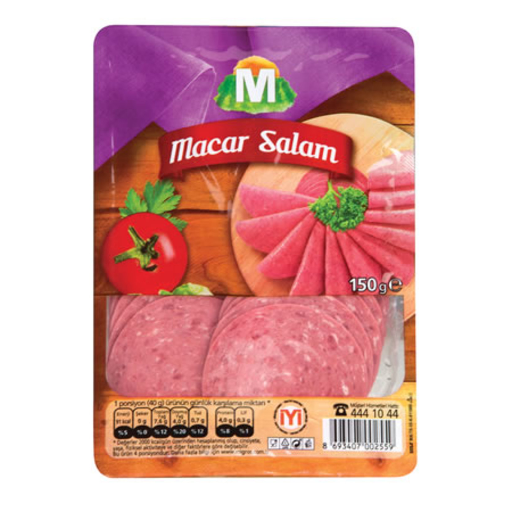 Migros Dilimli Macar Salam 150 G - Migros