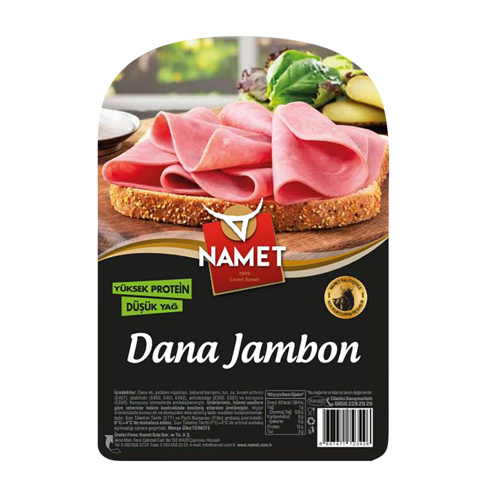 Namet Dana Dilimli Jambon 110 G - Migros