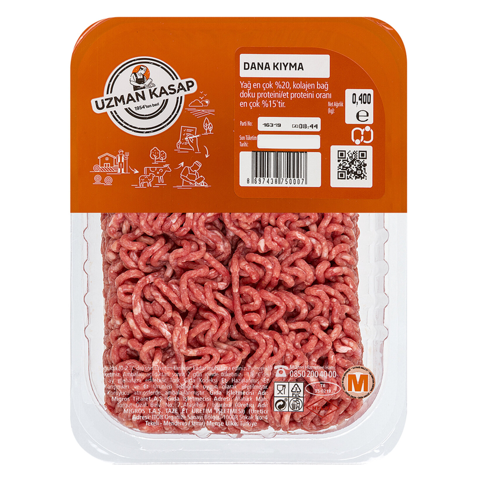 Uzman Kasap Dana K yma 400 G Migros Uzman Kasap Dana K yma 400 G Migros
