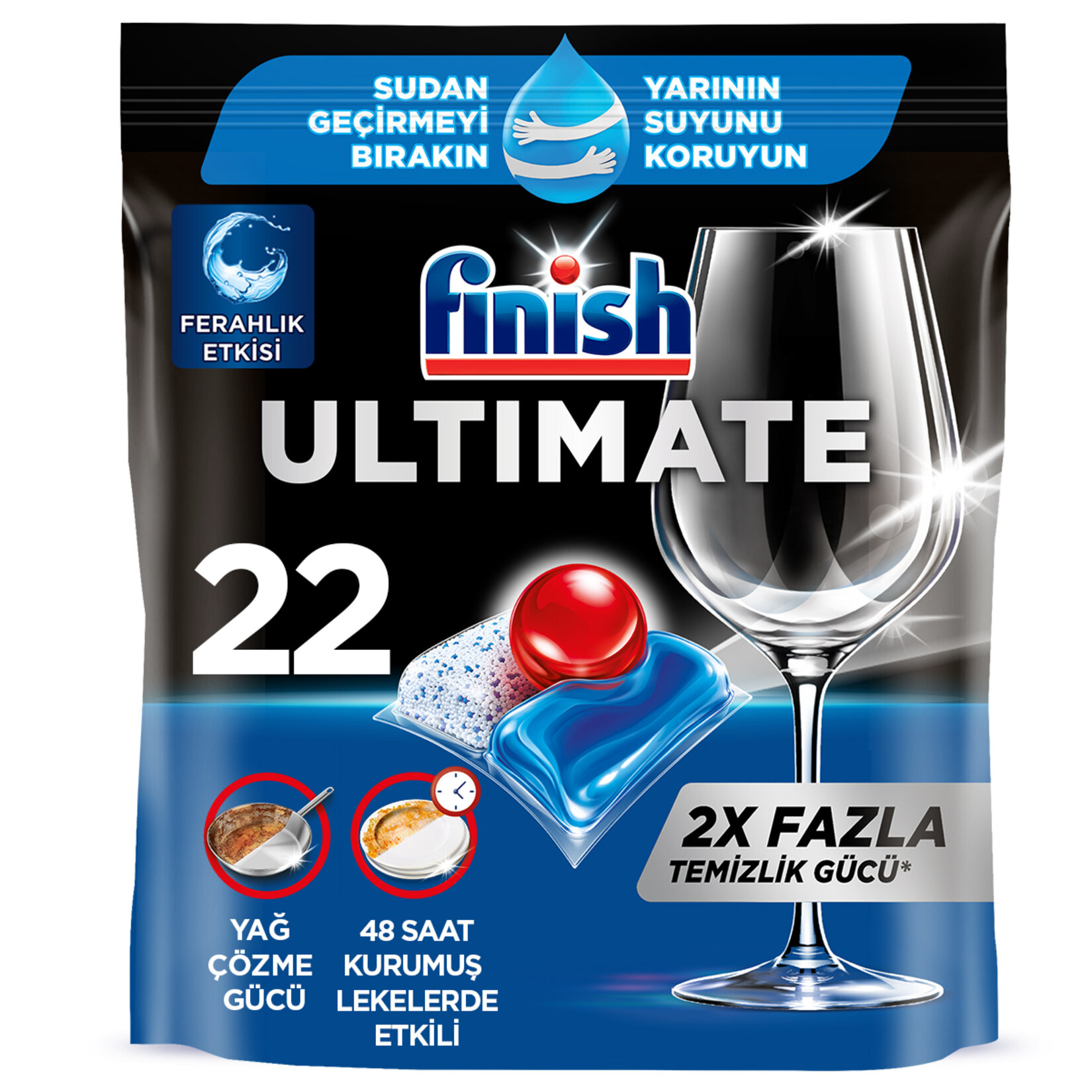 Finish Ultimate Hepsi 1 Arada 22 Tablet 283G - Migros