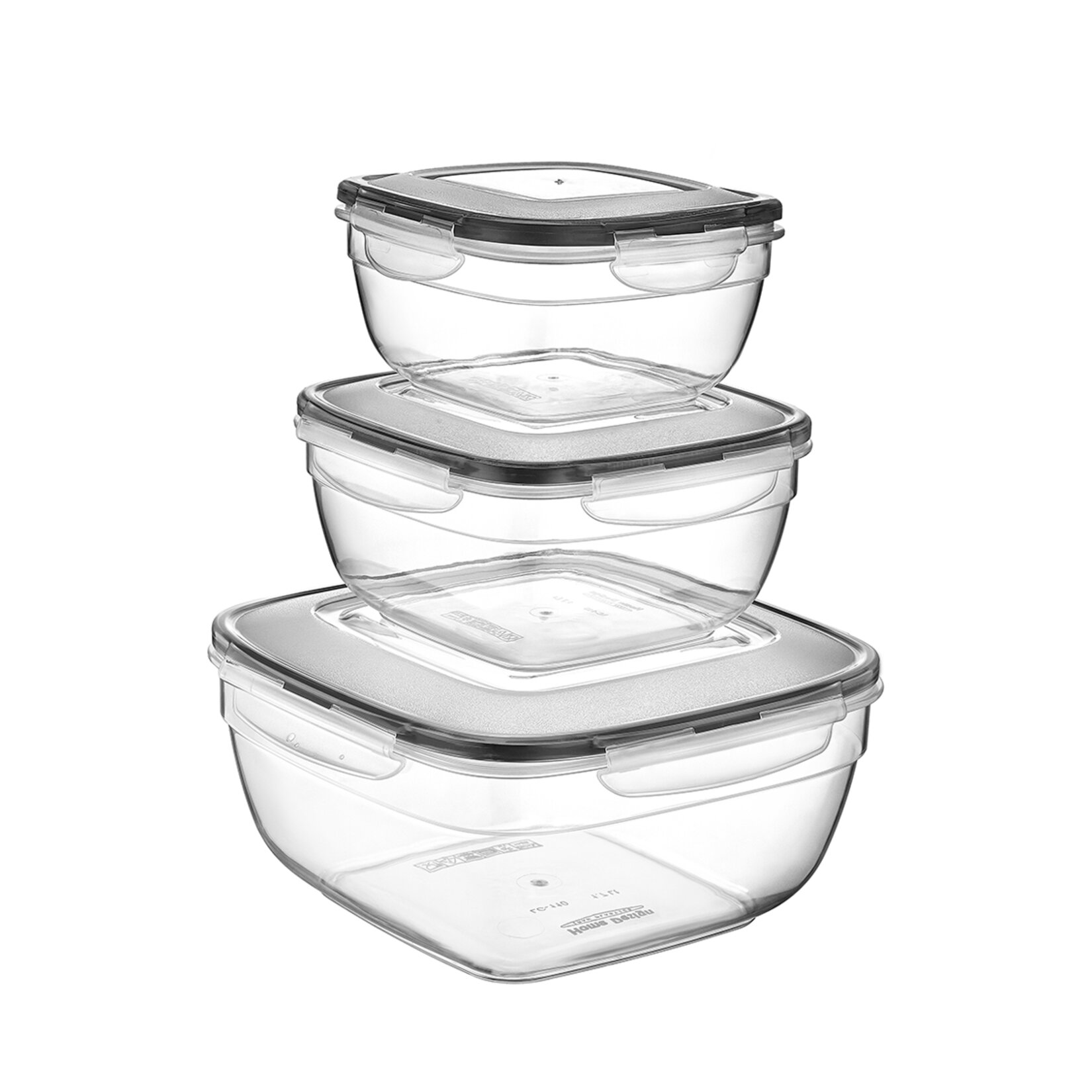 Fresh Box Saklama Kabı 3'lü Set (0,6 L + 1 L + 1,7 L) - Migros