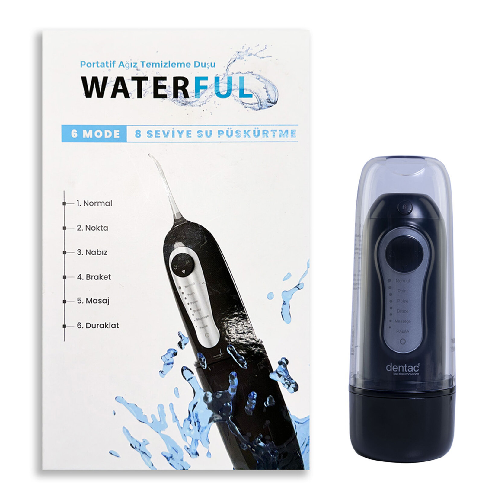 Dentac Waterful Portatif Ağız Temizleme Duşu - Migros
