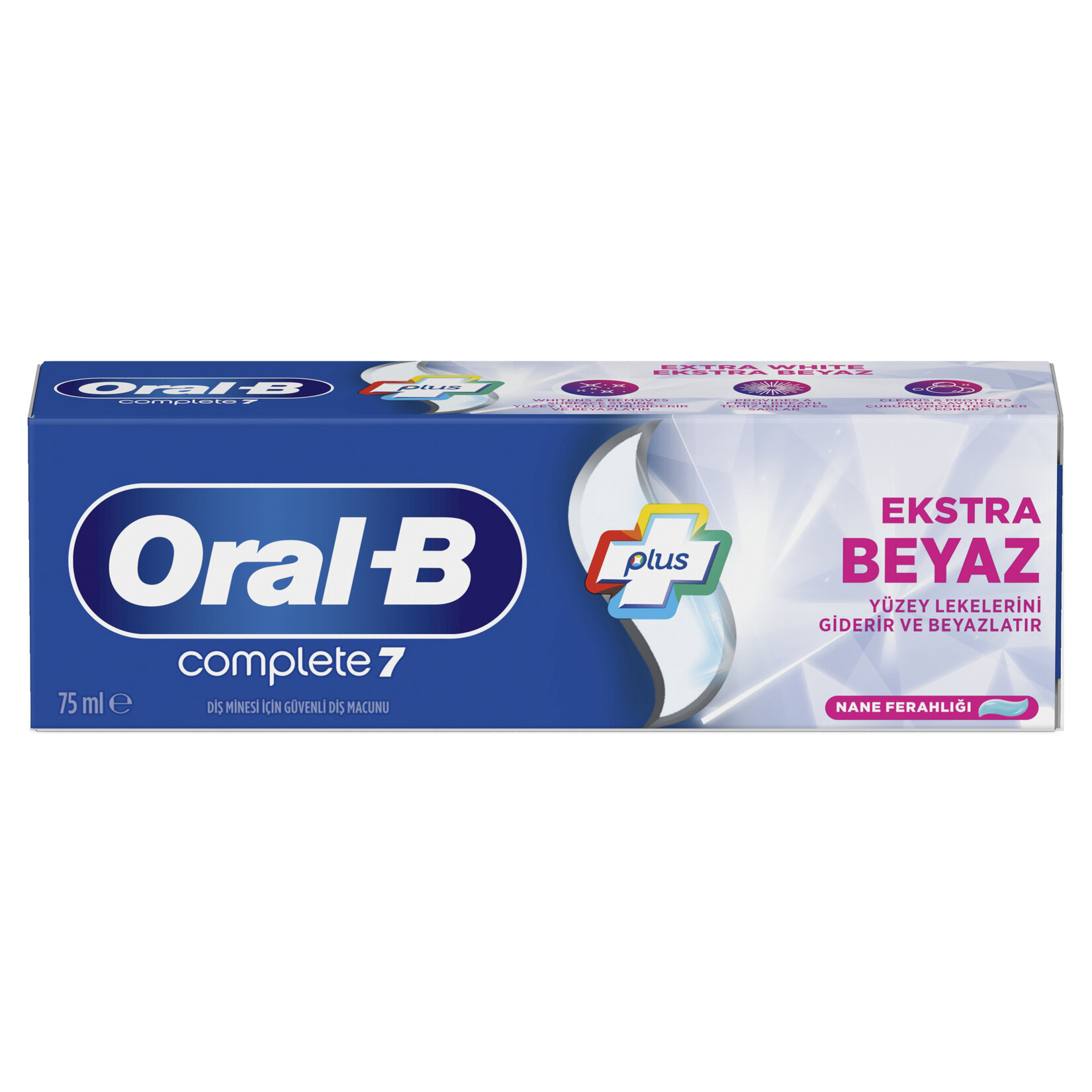 Oral-B Komple 7 Ekstra Beyaz Diş Macunu 75 Ml - Migros