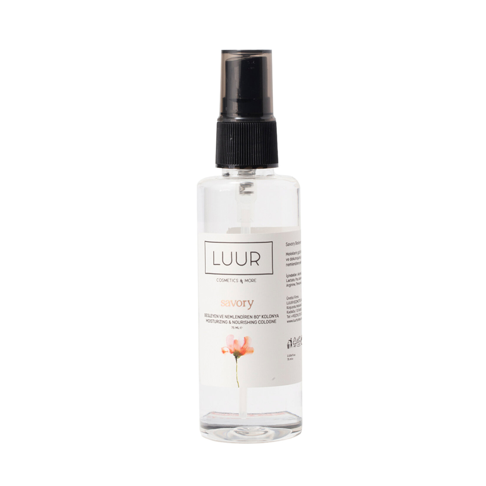Luur Savory Besleyen ve Nemlendiren 80° Kolonya 75 Ml - Migros