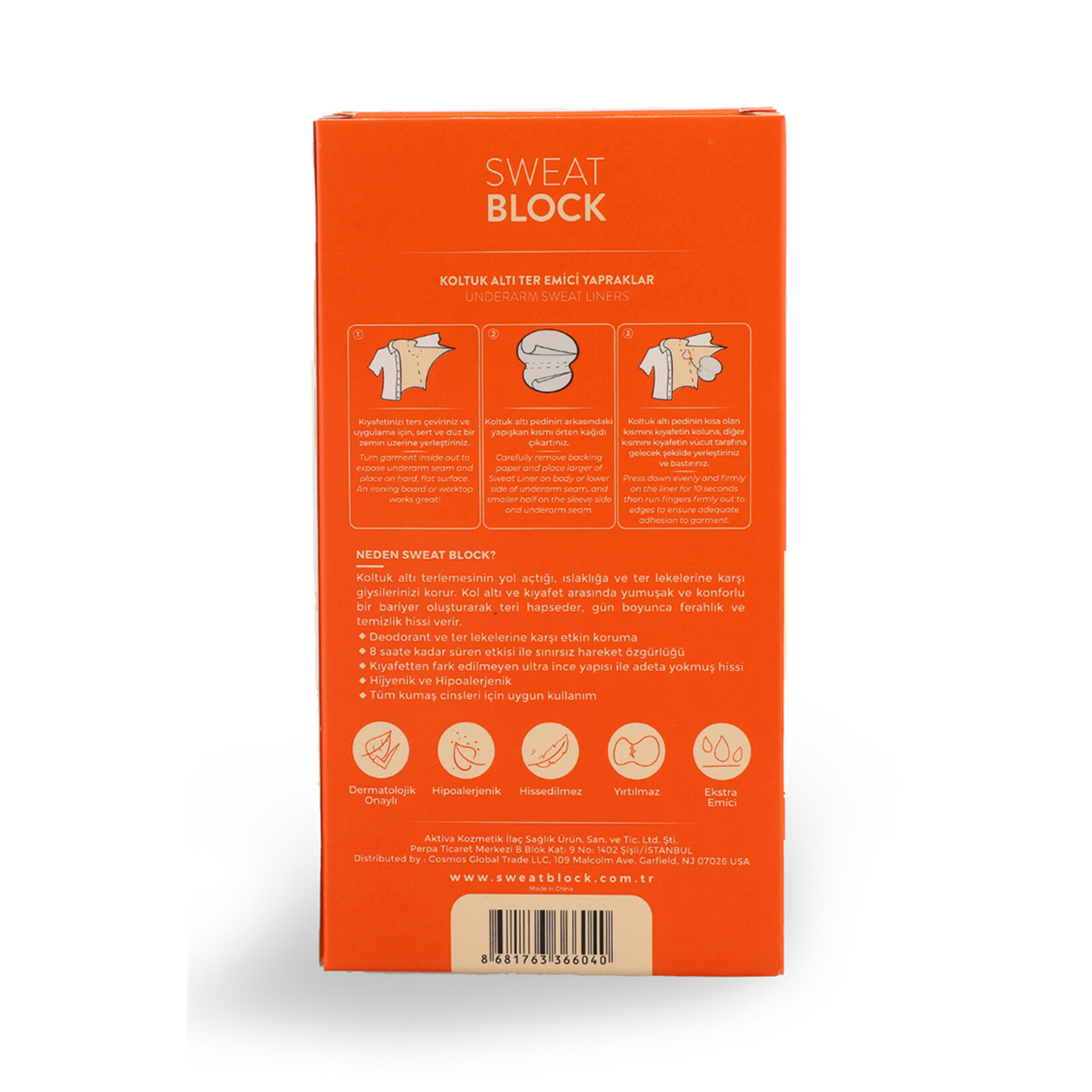 Sweat Block Koltuk Altı Ter Emici Yapraklar 10'lu - Migros