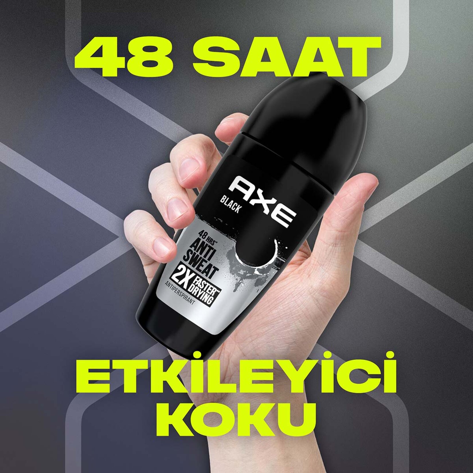 Axe Erkek Roll On Deodorant Black 48 Saat Etkileyici Koku 50 ml - Migros