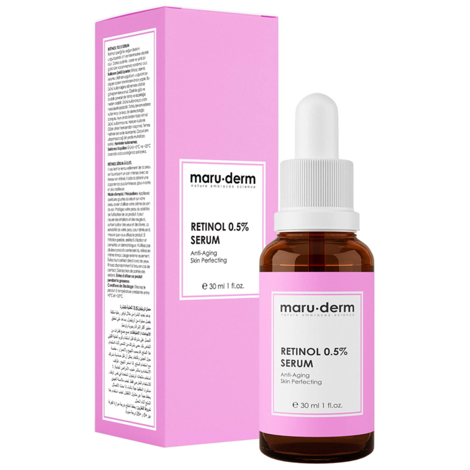 Maruderm Retinol 0.5% Cilt Yenileyici Bakım Serumu 30 Ml - Migros