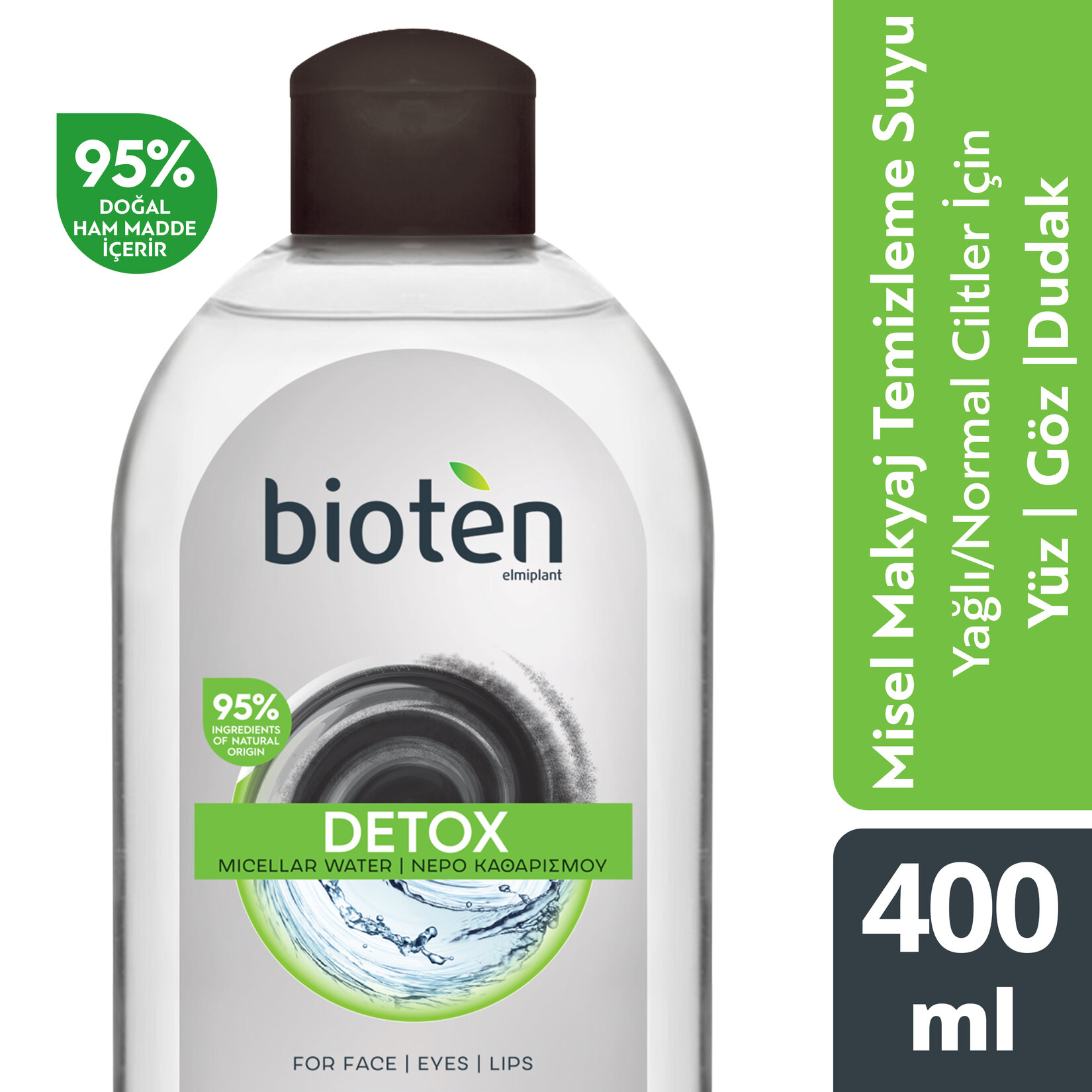 Bioten Detox Misel Suyu Yüz, Göz ve Dudaklar İçin Normal/Yağlı Ciltler ...
