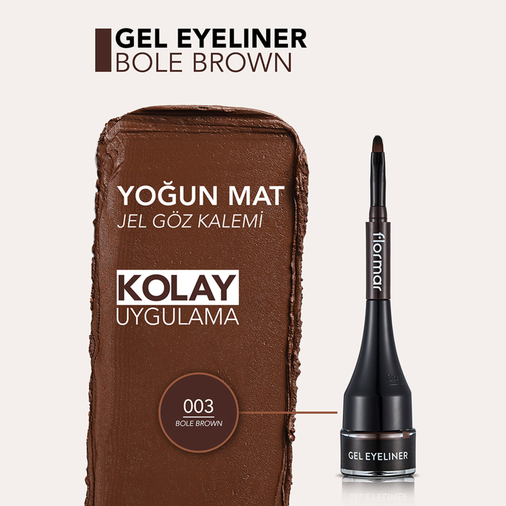 Flormar Fl Gel Eyeliner Bole Brown 03 - Migros