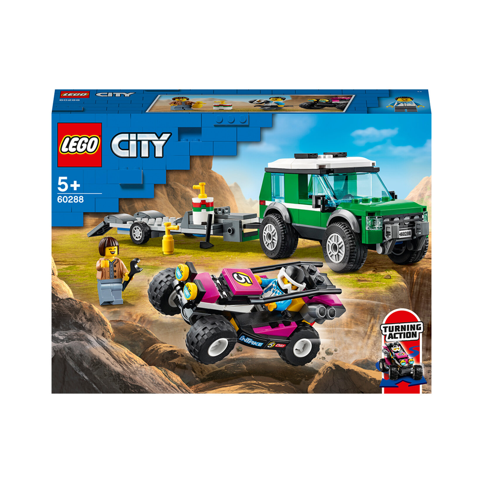 Lego City 60288 Yarış Arabası Taşıma Aracı - Migros