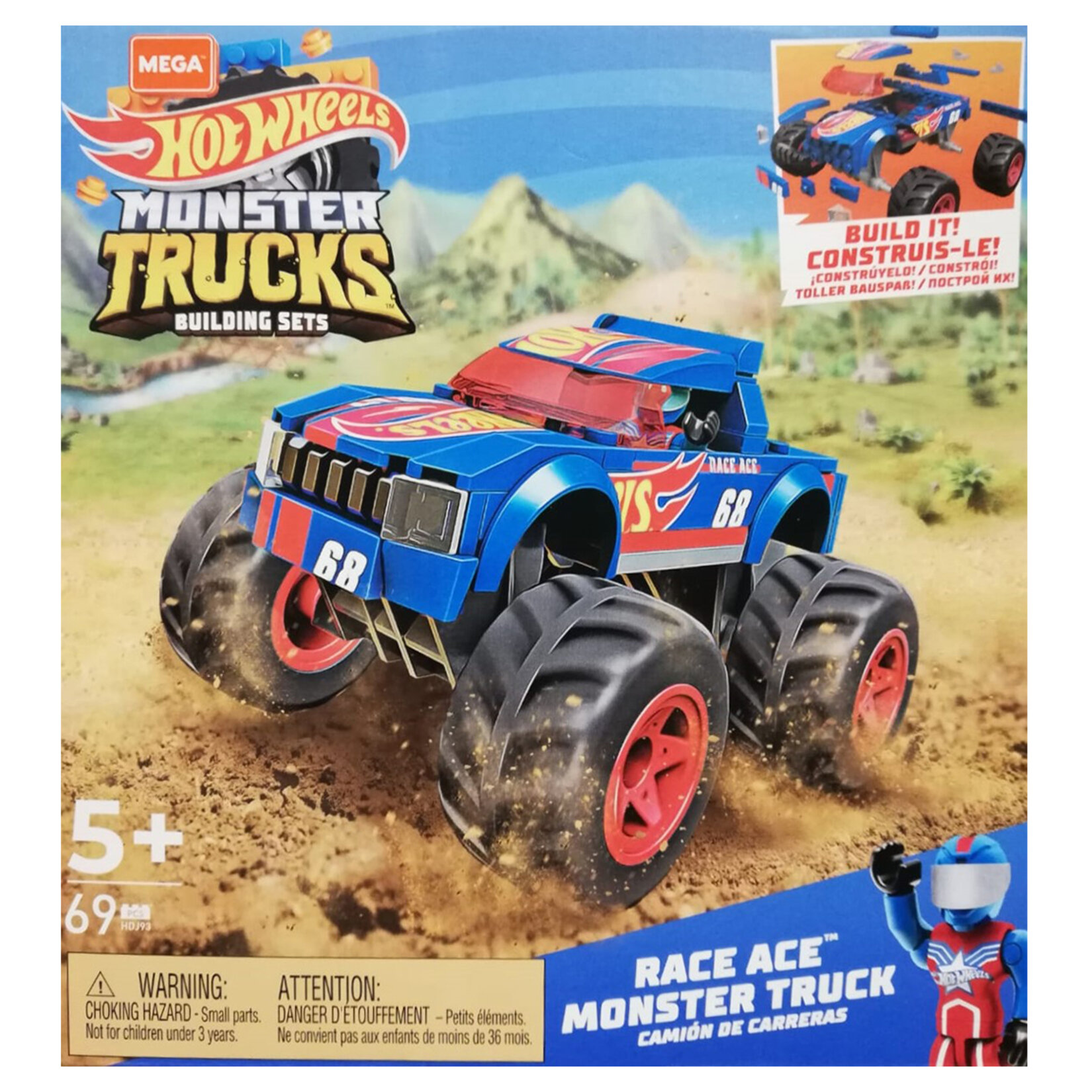 Mega Bloks Hot Wheels Race Ace Monster Truck - Migros
