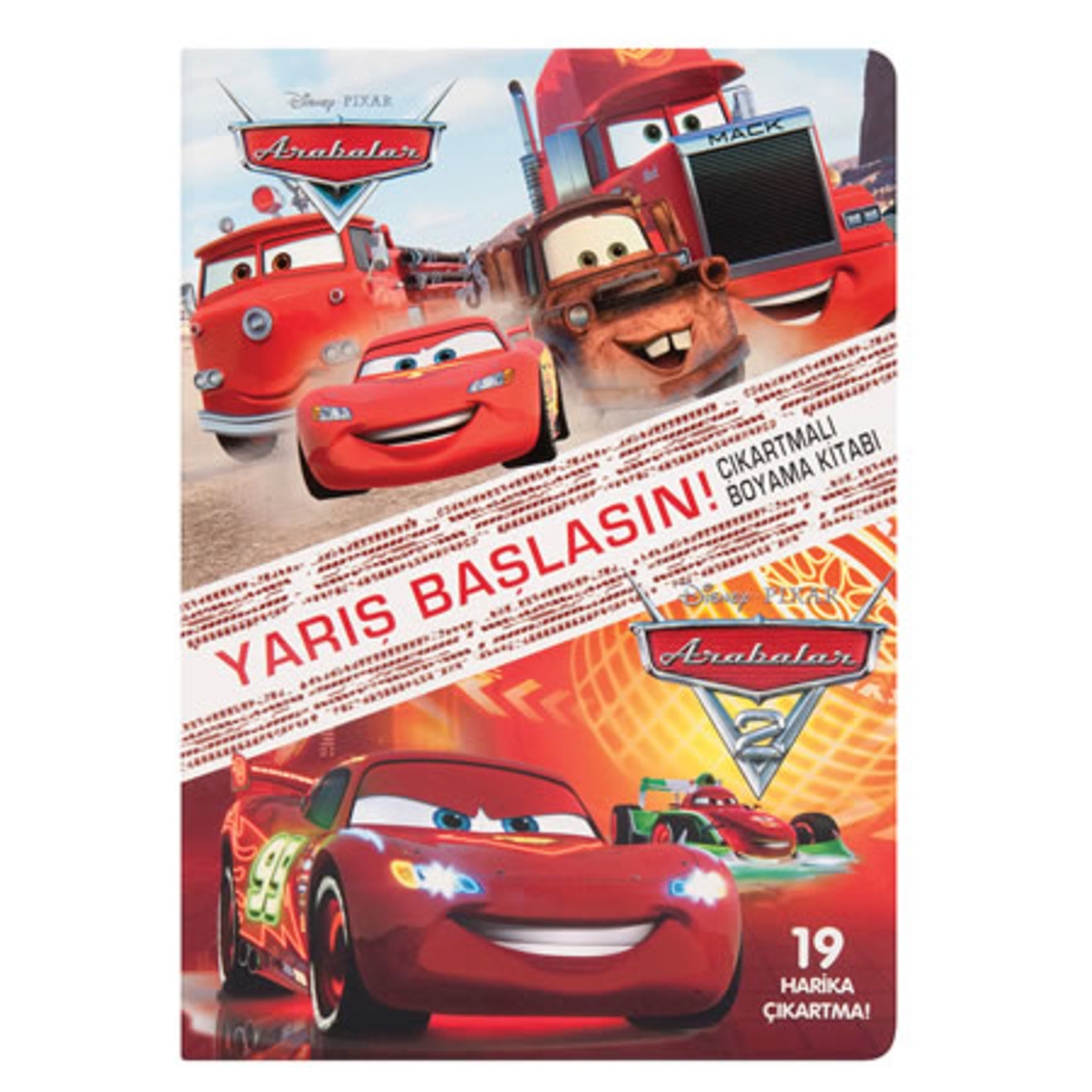 Disney Arabalar Yarış Başlasın Çıkartmalı - Migros