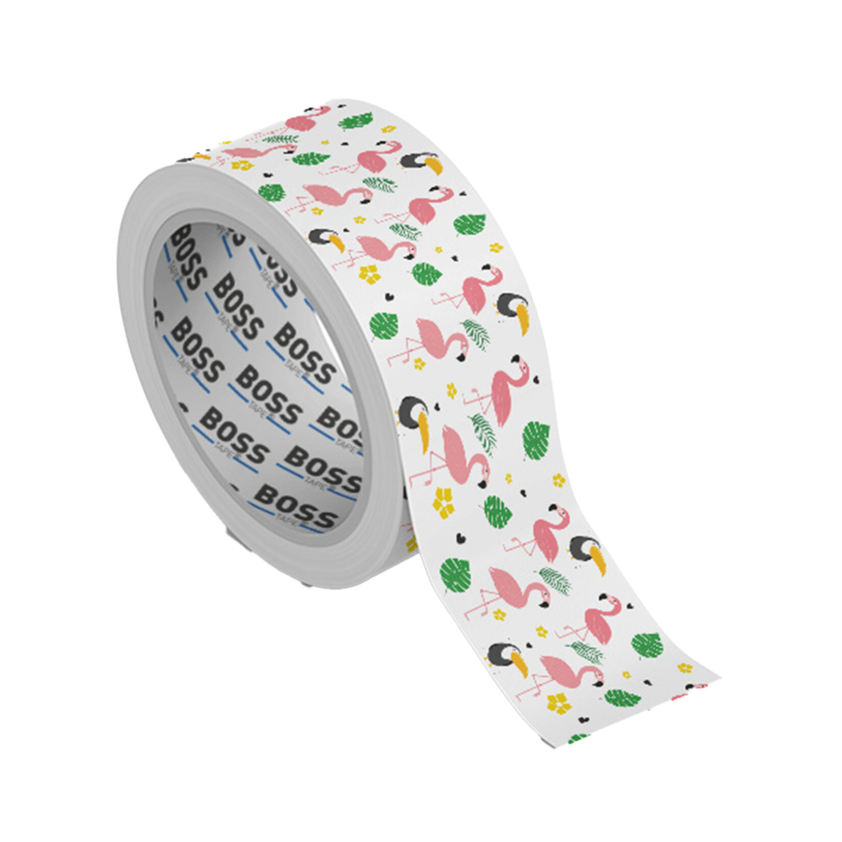 Boss Tape Flamingo Desenli Koli Bandı 45Mm x 25mt - Migros