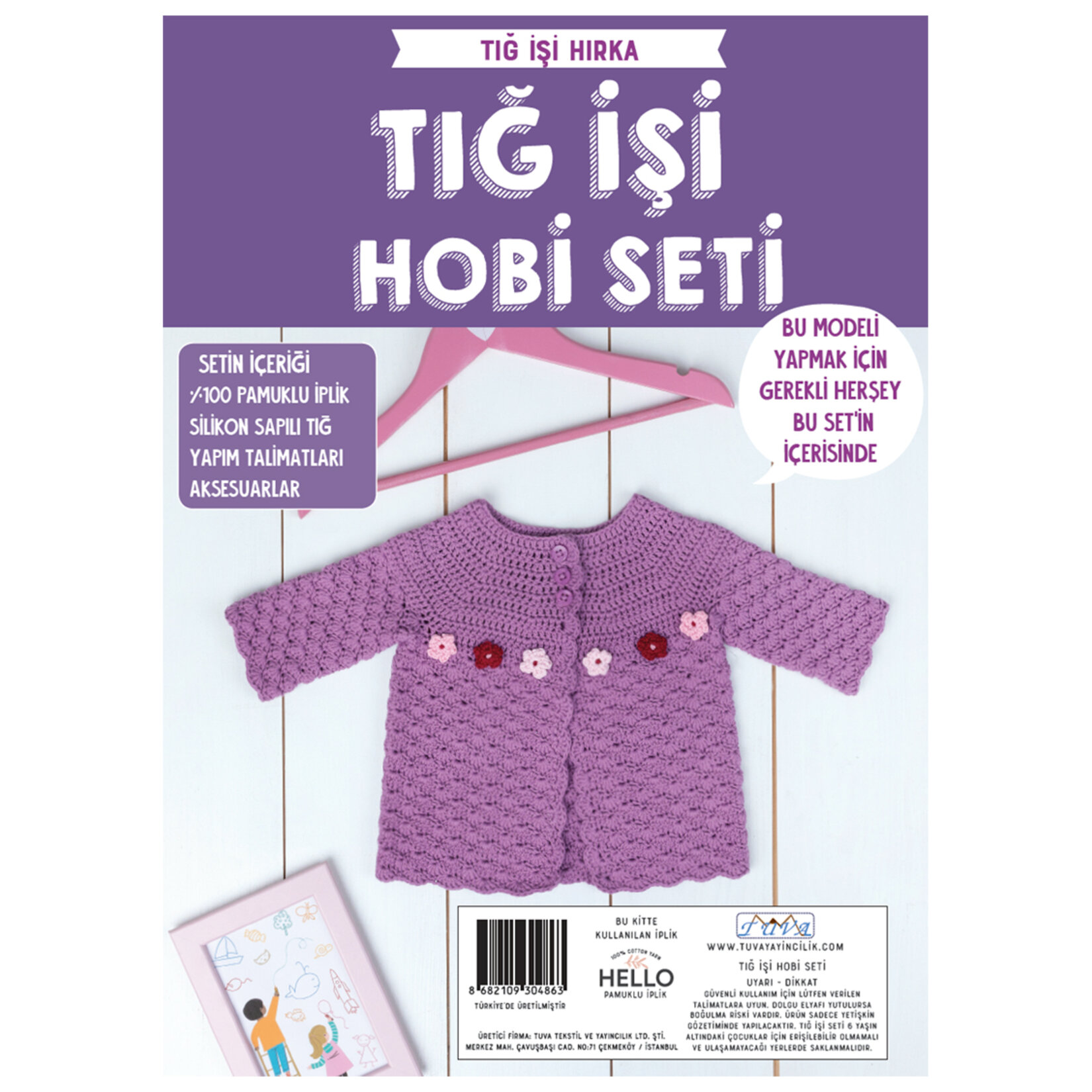 Tuva Kız Tığ İşi Hobi Seti A&ü - Migros