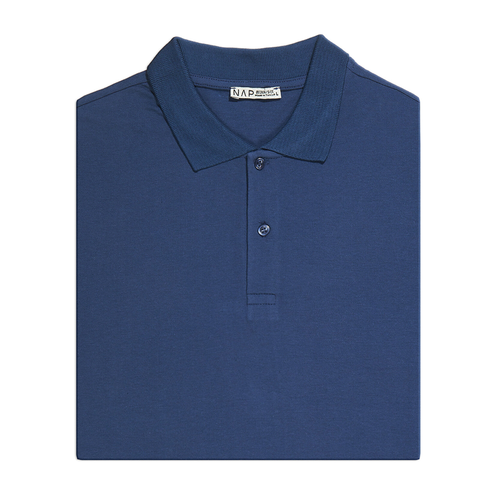 Nap Erkek Polo Yaka Tshirt İndigo Xxl Y23 - Migros