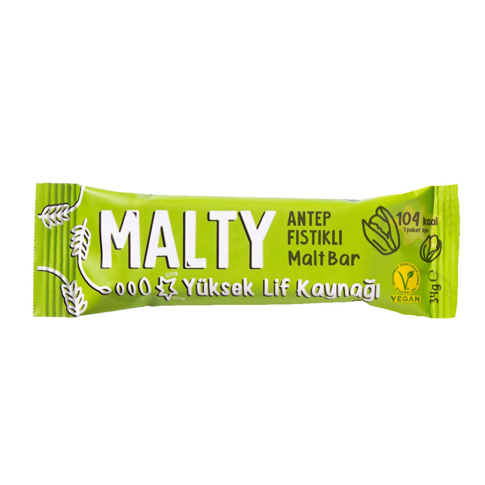 Malty Antep Fıstıklı Ve Maltlı Meyve Barı 34 G - Migros